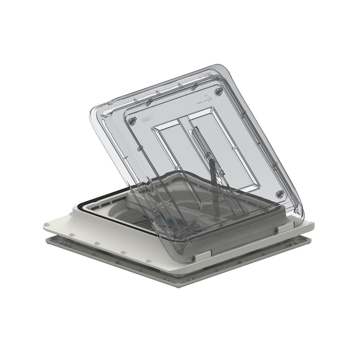 TURBO VENT 40X40 CRYSTAL CON POLAR CONTROL FIAMMA